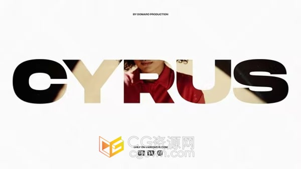 Cyrus Logo简单快速图像动画标志揭示AE片头模板 | CG资源网